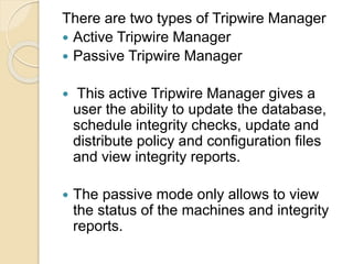 Tripwire | PPTX