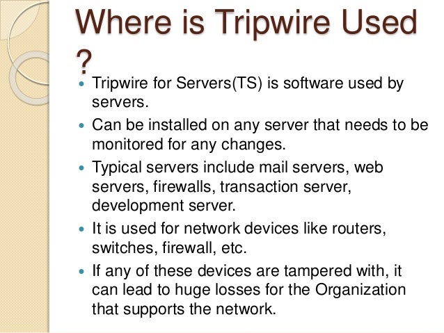 Tripwire Open Source Vs Ossec: Is This Tripwire Alternative – AXLIO