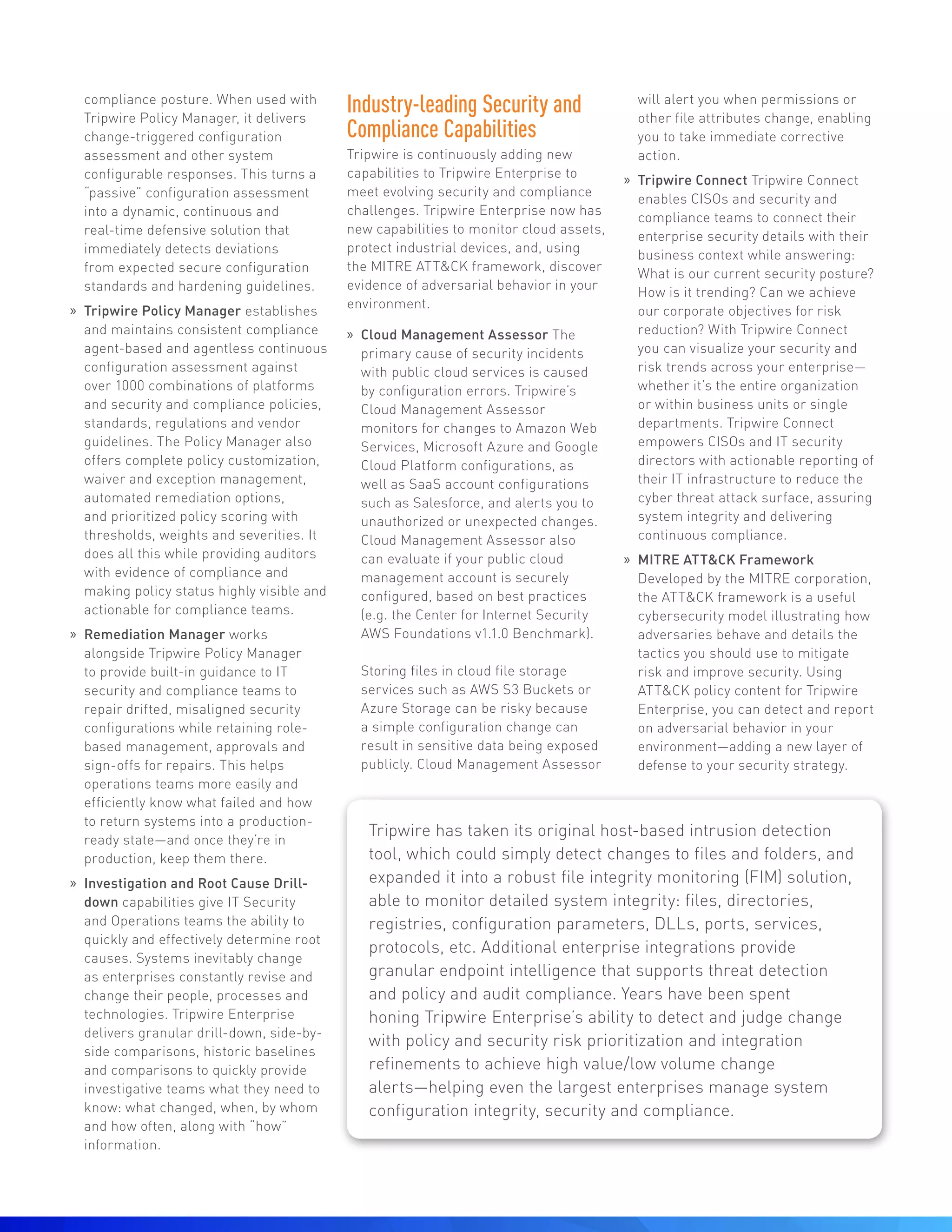 Tripwire enterprise 87_datasheet | PDF