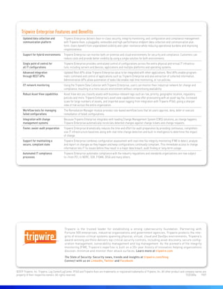 Tripwire enterprise 87_datasheet | PDF