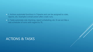 Tripwire Energy Working Group: Customer Session with Chase Cole | PPTX | Computing | Technology ...