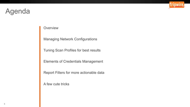 Tripwire IP360 Vulnerability Management Scanning Best Practices | PPT