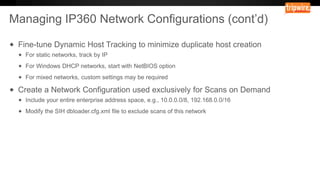 Tripwire IP360 Vulnerability Management Scanning Best Practices | PPTX
