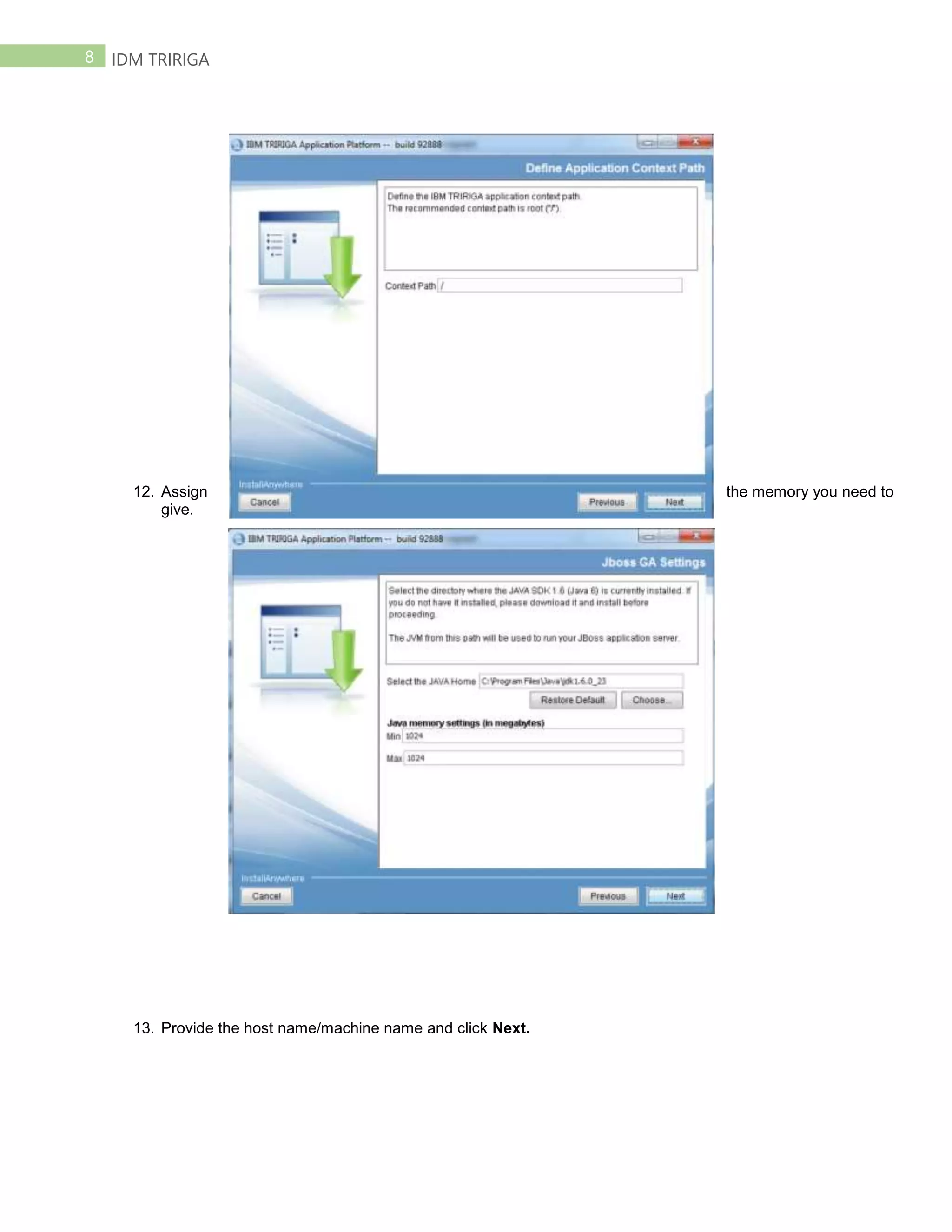 Tririga Deployment / Installation Step by Step Guide | DOCX