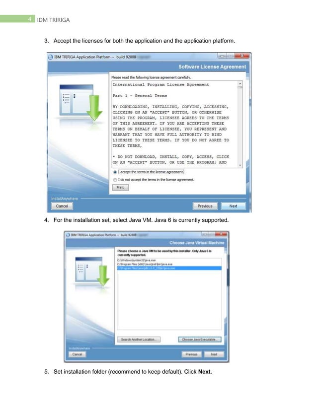 Tririga Deployment / Installation Step by Step Guide | DOCX