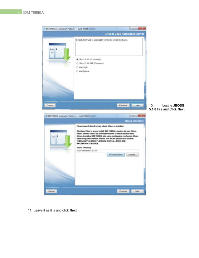 Tririga Deployment / Installation Step by Step Guide | DOCX