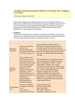 Tri sandhya terjemahan dan penjelasan | PDF