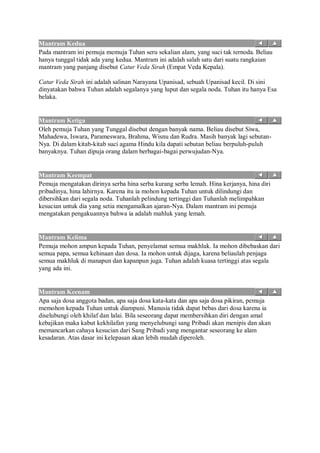 Tri sandhya terjemahan dan penjelasan | PDF