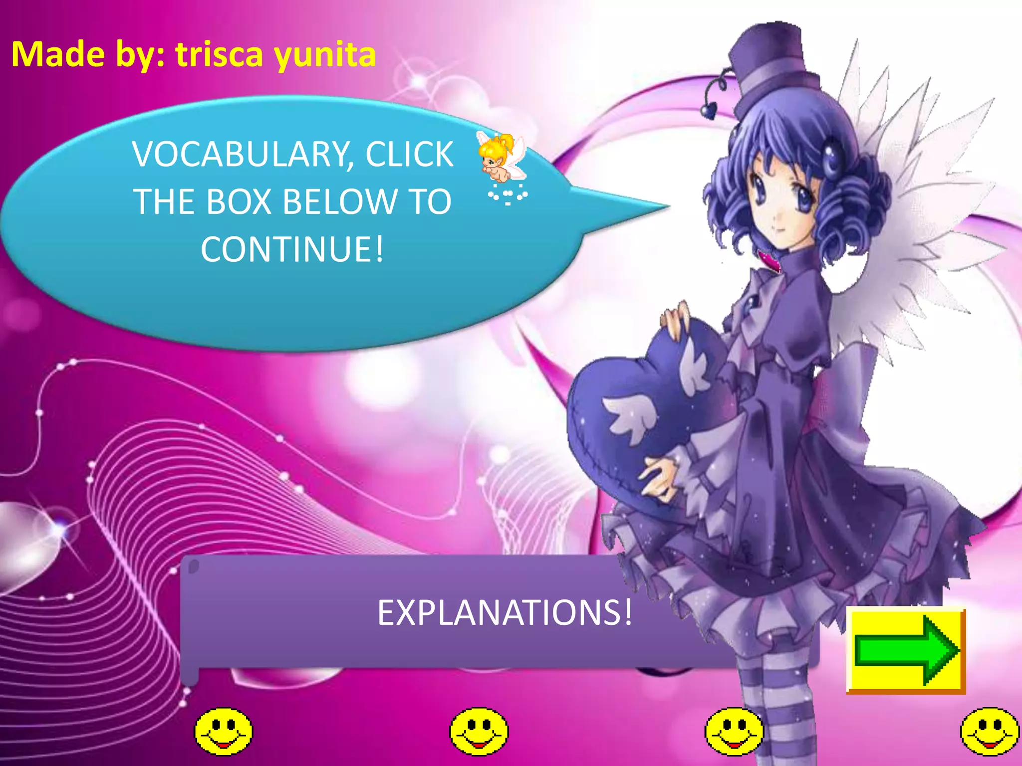 Trisca vocabulary test | PPT