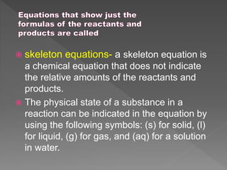 evidence of a chemical reaction | PPTX