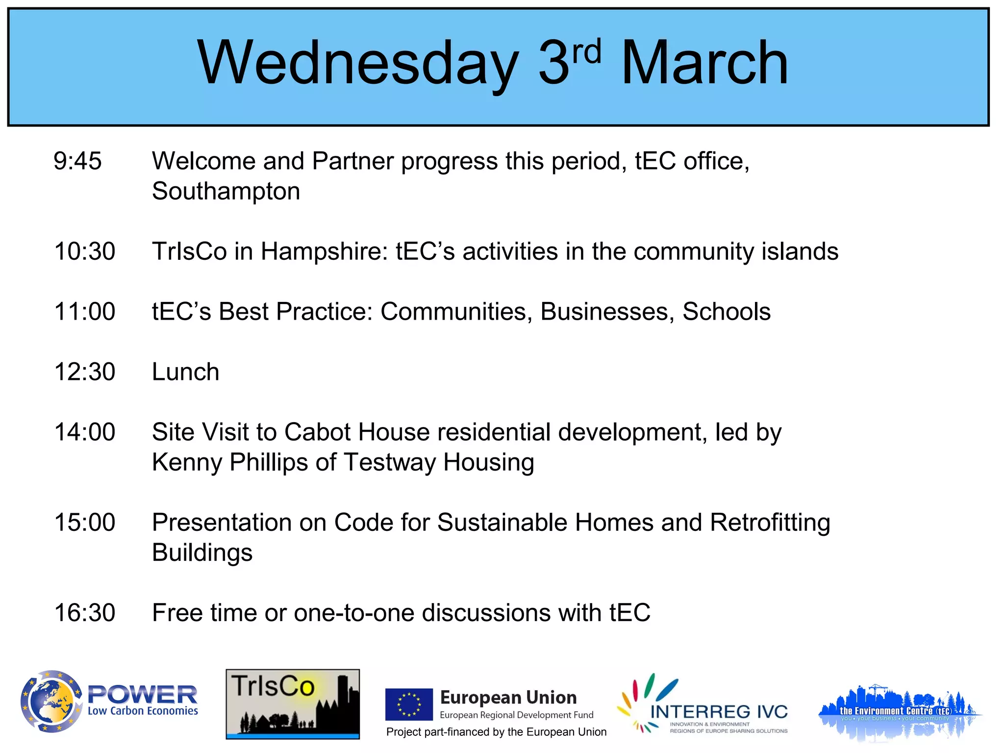 TrIsCo UK Study Tour: Introduction | PPT