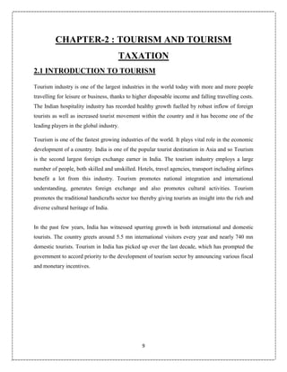Tourism Taxation in the Hotel industry | PDF
