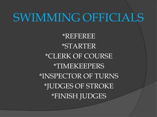 Swimming Presentation | PPTX