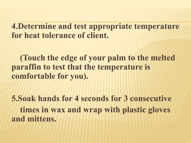 steps in giving hand spa treatment | PPTX | Infectious Diseases ...