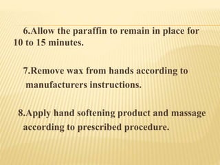 steps in giving hand spa treatment | PPTX