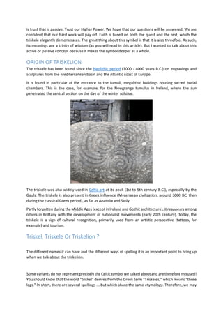 Triskelion: Origins And Symbols Of This Mysterious And Thousand-year ...