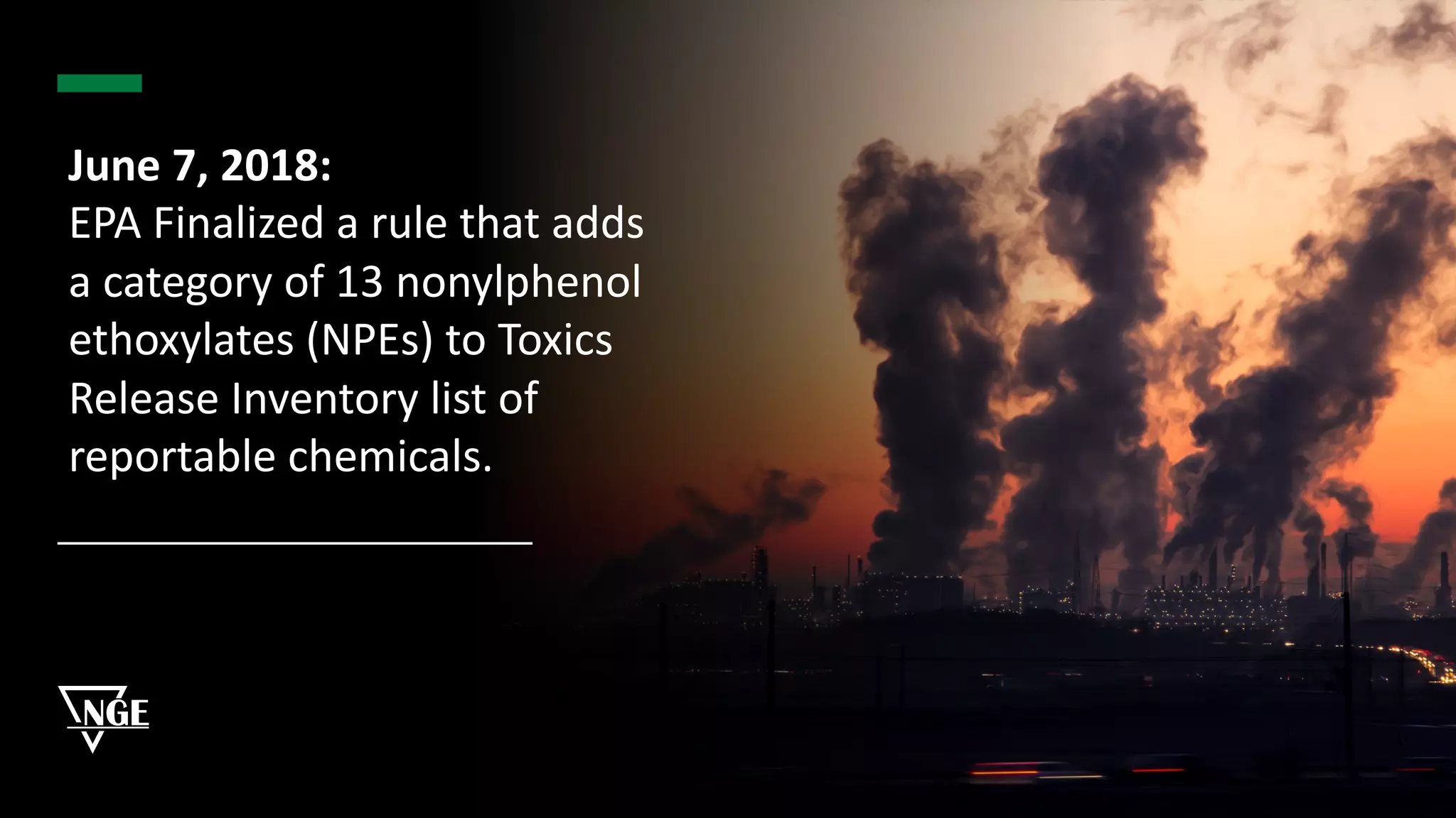 ANNUAL TRI (FORM R) REPORTS ARE DUE JULY 1 | PDF