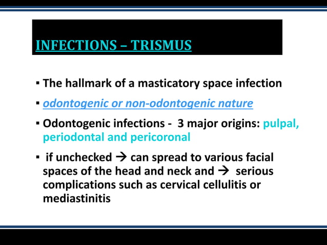 Trismus | PPTX | Dental Health | Diseases and Conditions