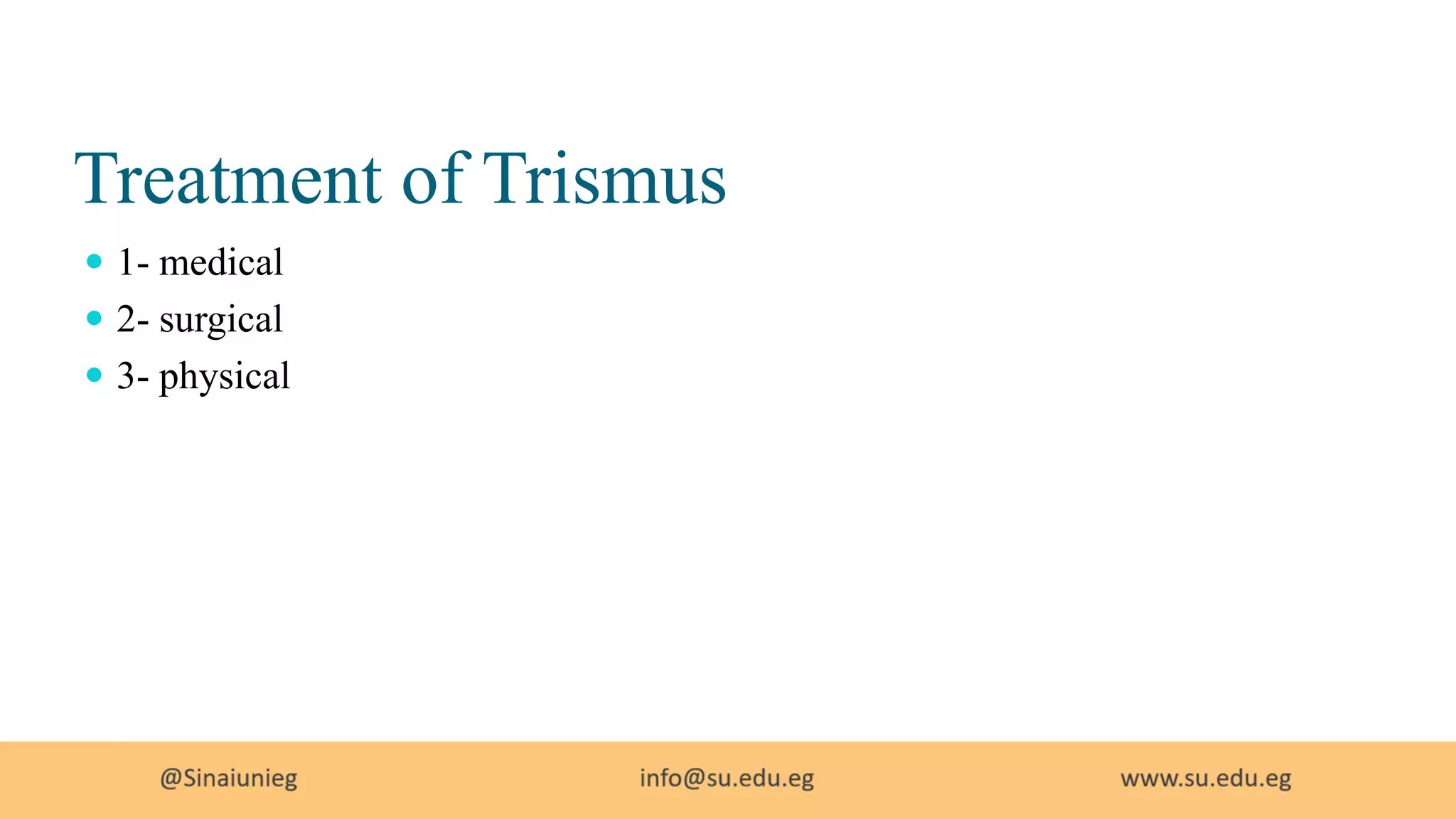 Trismus | PPTX
