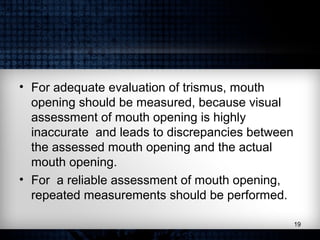 Trismus systematic review | PPT