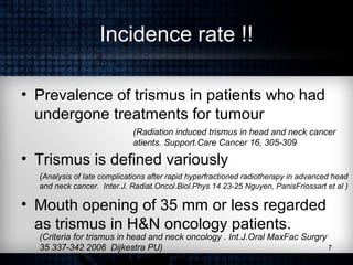 Trismus systematic review | PPT
