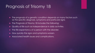 Trisomy 18 group 3 | PDF