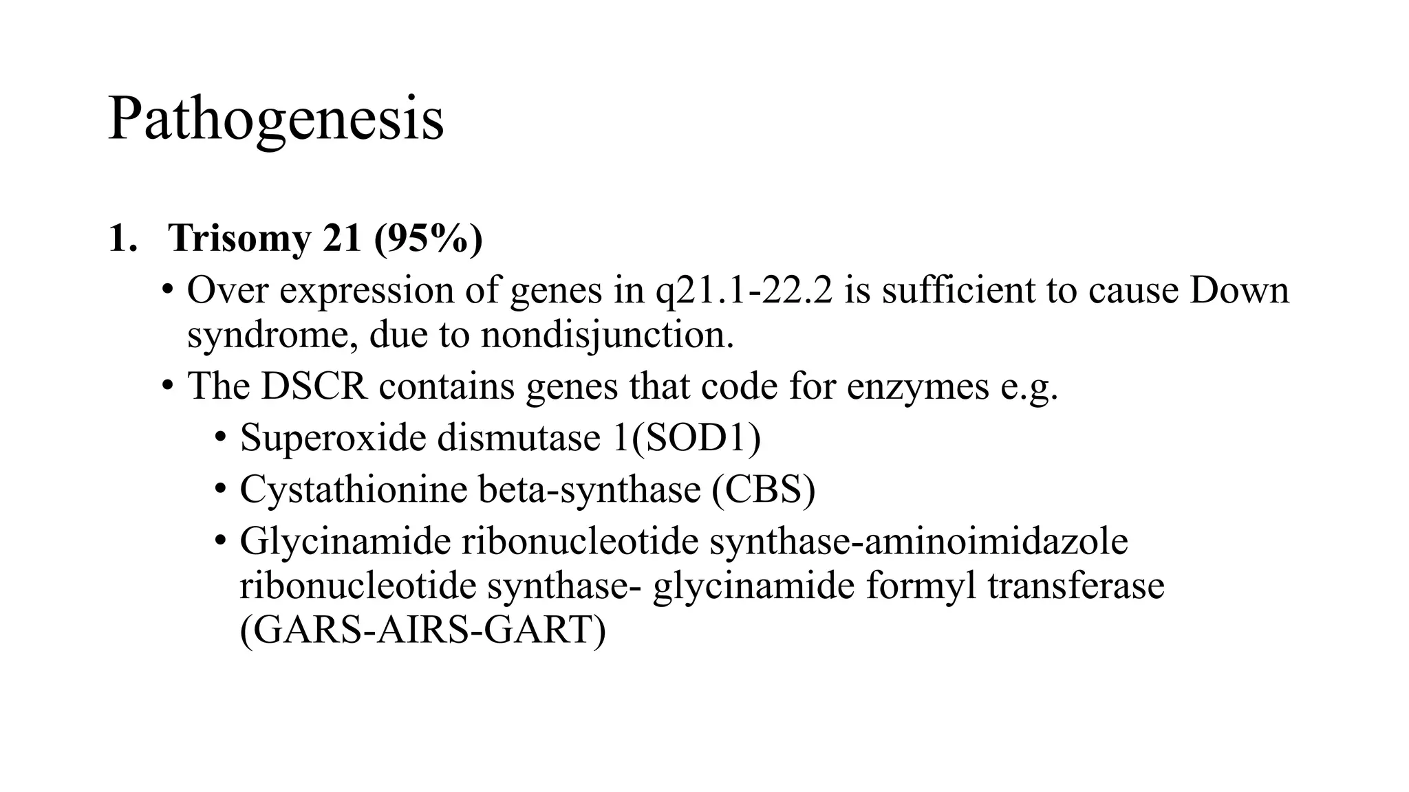 Trisomy 21 and other chromosomal abnormalities | PPTX