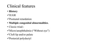 Trisomy 21 and other chromosomal abnormalities | PPTX