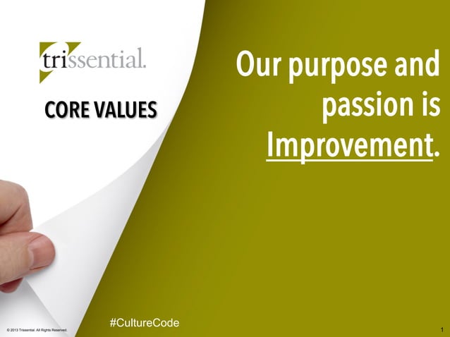 Trissential Core Values | PDF | Business | Business and Finance