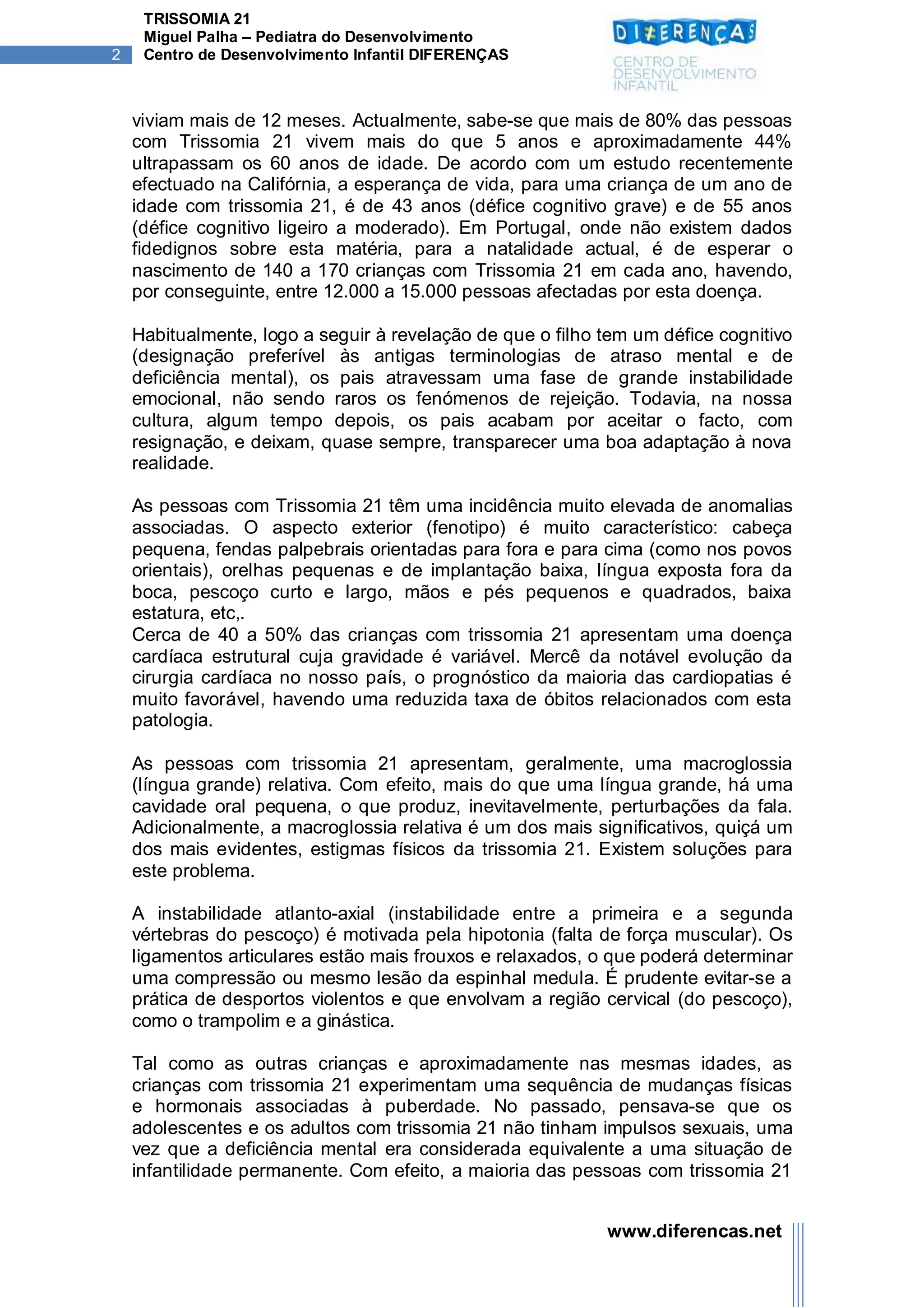 Trissomia 21 | PDF