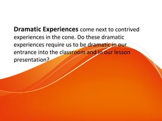 Tristan Santos Teaching with Dramatize Experiences | PPT | Drama | Genres