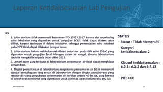 AUDIT INTERNAL ISO 19011:2018 PADA LABORATORIUM PENGUJIAN CASE STUDY | PPTX
