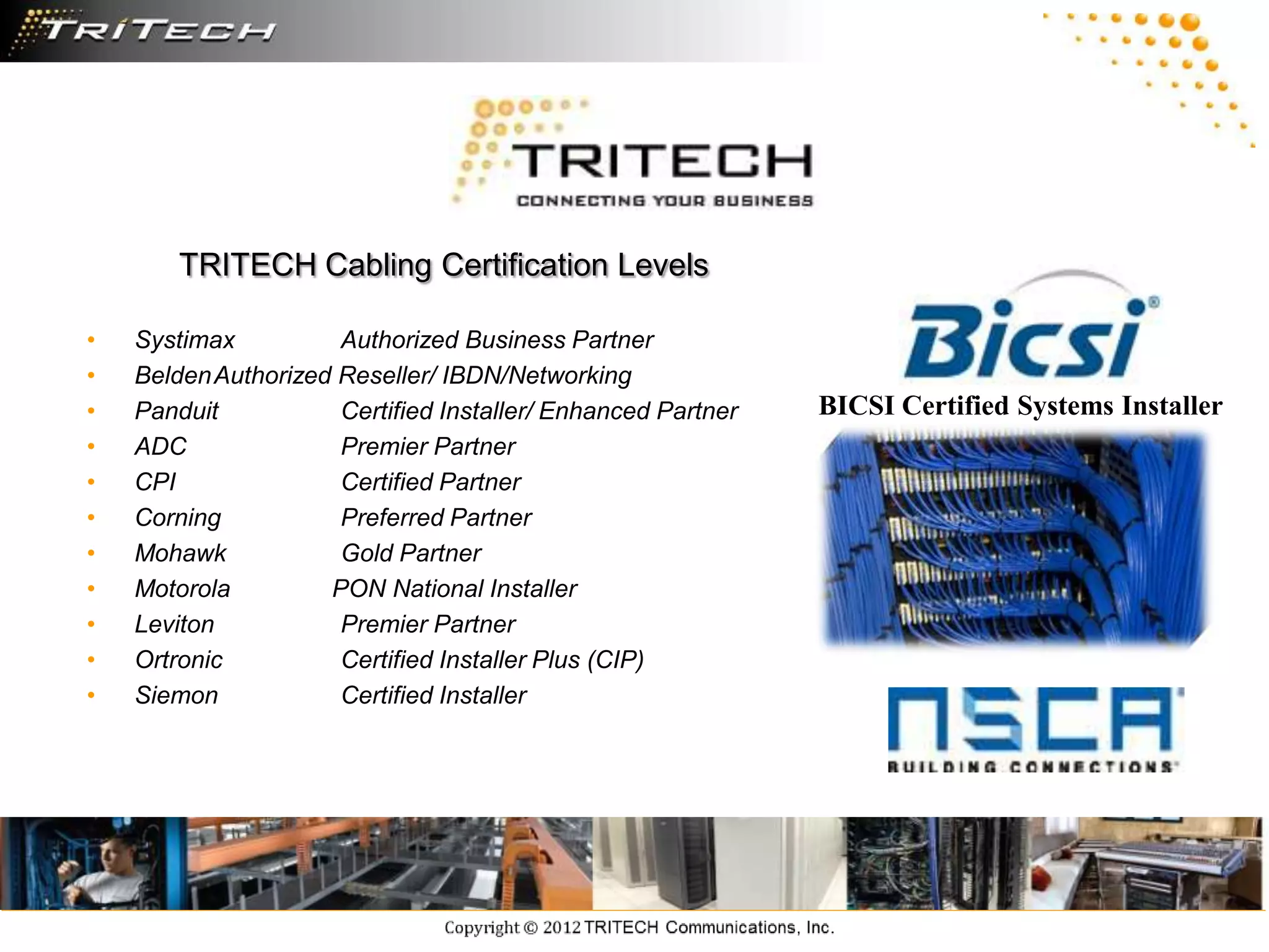 Tritech Corporate Overview Linked In | PPTX