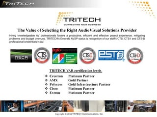 Tritech Corporate Overview Linked In | PPTX