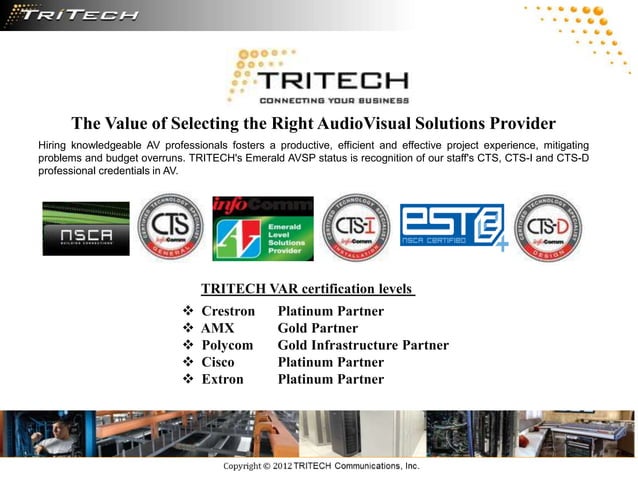 Tritech Corporate Overview Linked In | PPTX