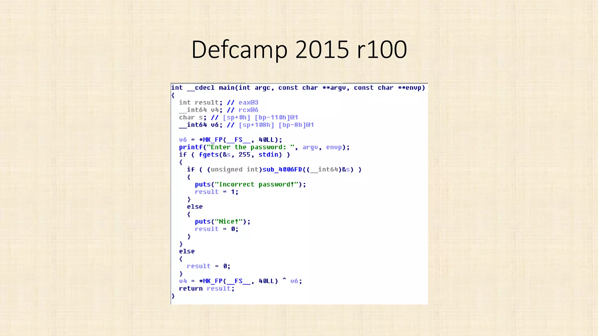Triton And Symbolic Execution On Gdb Ppt