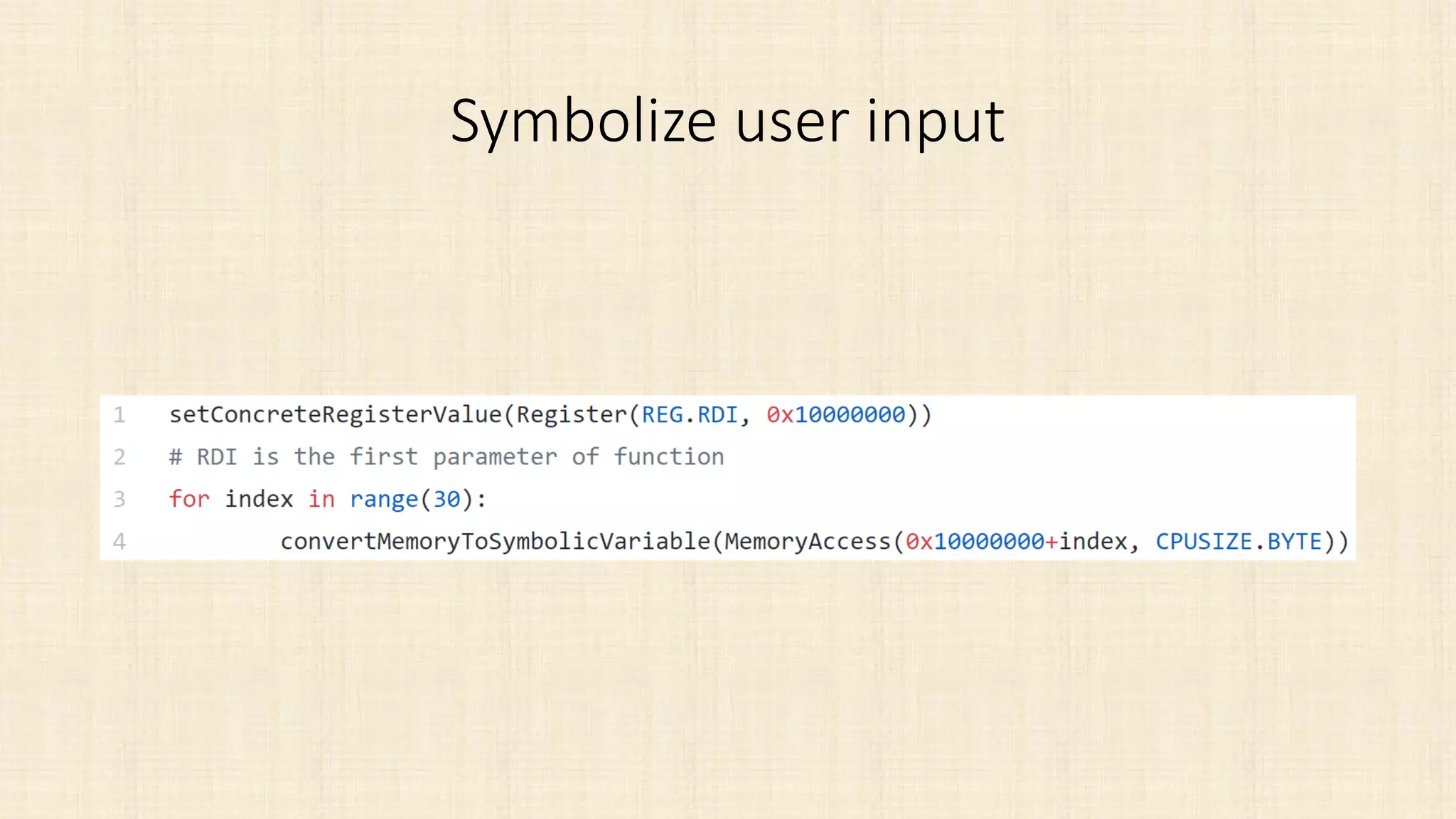 Triton and symbolic execution on gdb | PPT