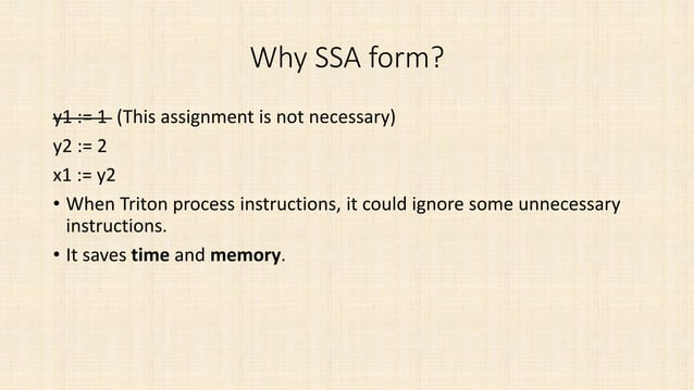 Triton And Symbolic Execution On Gdb Ppt