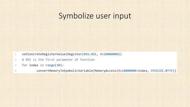 Triton And Symbolic Execution On Gdb Ppt