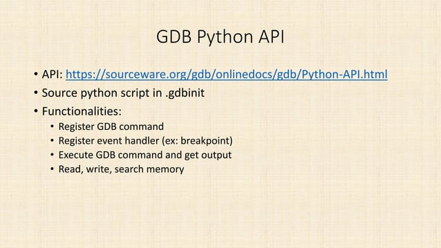 Triton and symbolic execution on gdb | PPT