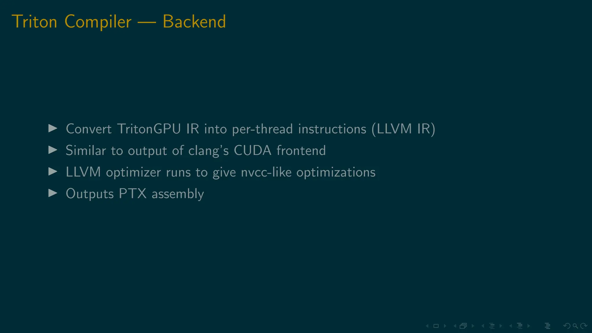 Inside the Triton compiler - Peter Bell - May 2023 | PDF
