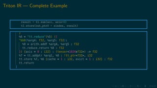 Inside the Triton compiler - Peter Bell - May 2023 | PDF