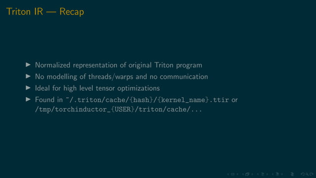 Inside the Triton compiler - Peter Bell - May 2023 | PDF