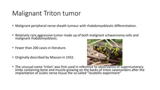 Malignant Triton Tumorの1例 – Malignant Triton Tumor とは – HLZCQW