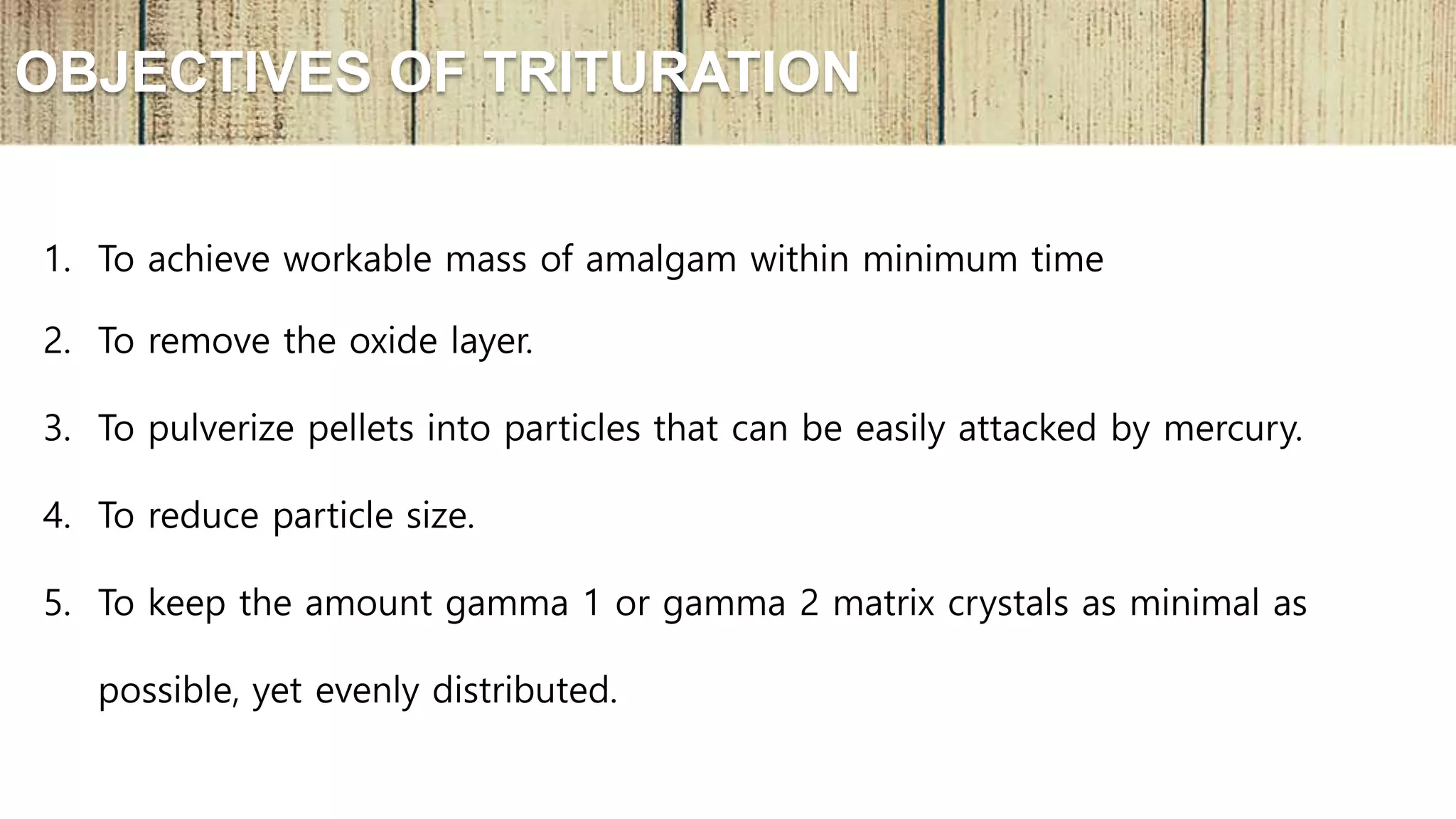 Trituration | PPTX