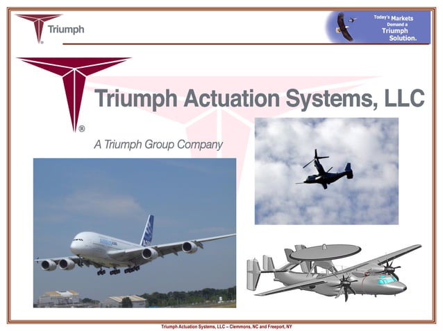 Triumph Actuation Systems, Inc. | PDF