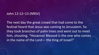 What Were You Expecting? | A Sermon on the Triumphal Entry in John 12: ...