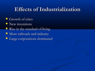 Triumph of industry | PPT