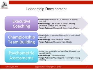 Triune Global - Corporate Presentation | PPT