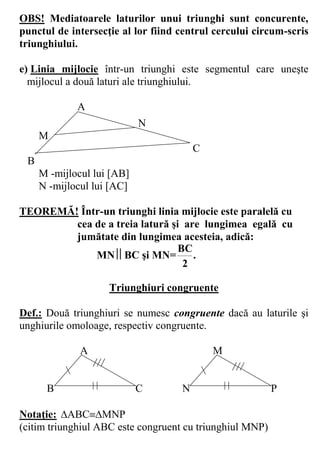 Triunghiul teorie | PDF